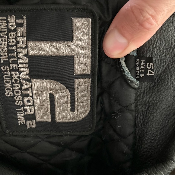 Universal | Jackets & Coats | Official Terminator 2 T2 Leather Jacket ...